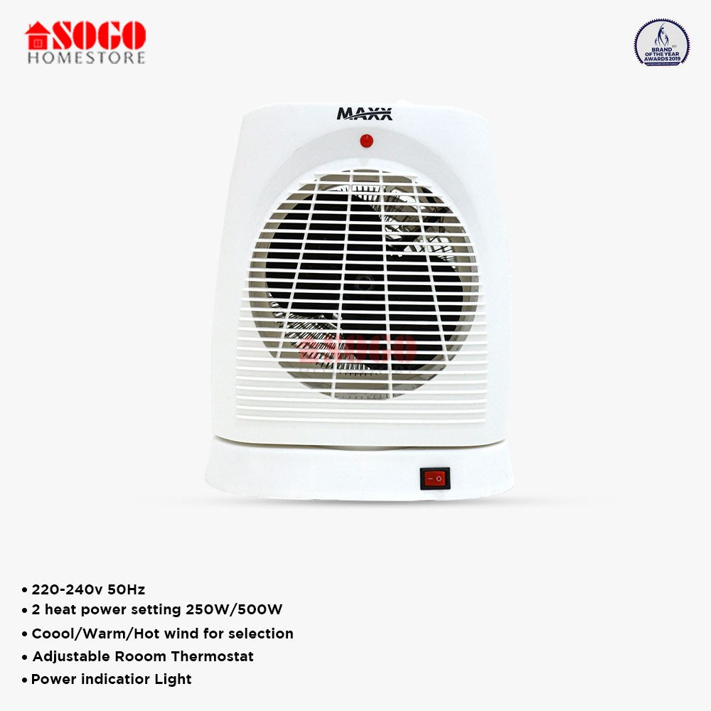 MAXX Electric Fan Heater (MX-113) – Sogo Home Store
